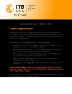 ITB 2024 Badge Information Canada - B-FOR