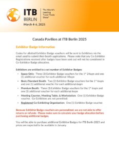 ITB 2025 Badge Information Canada - B-FOR